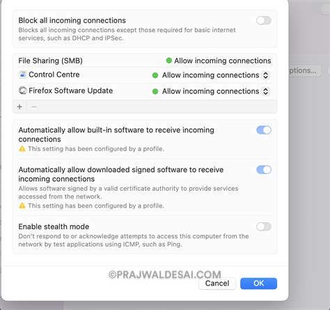 How To Configure MacOS Firewall Settings With Intune