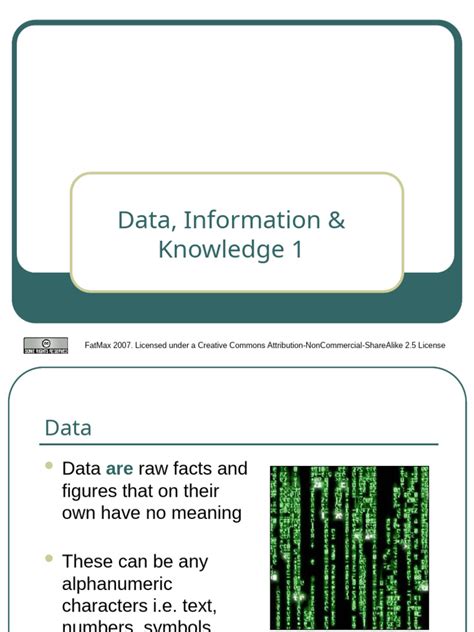 difference between data information and knowledge pdf information