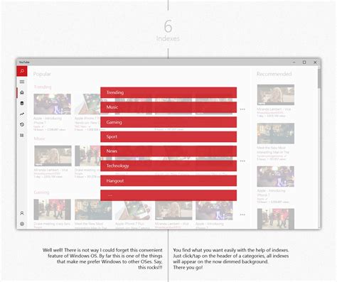 Youtube Uwp For Windows Concept On Behance
