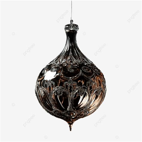 검은 배경에 매달려 있는 우아한 유리 장식 장식 유리 휴일 Png 일러스트 및 이미지 에 대한 무료 다운로드 Pngtree