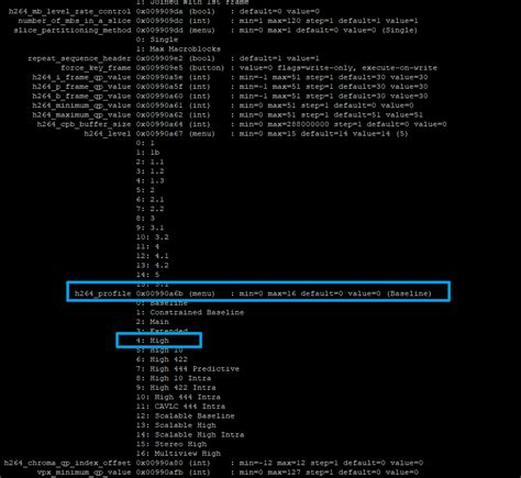 Imx 8mplus Use V4l2h264enc How To Set Encoding High Profile For H