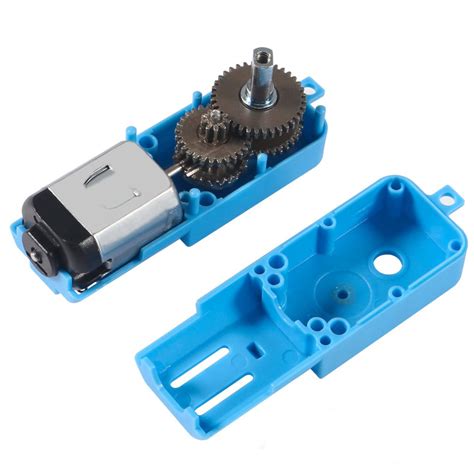 Probots 110 Rpm 3 6v 190 Metal Gear Dual Shaft Bo Motor Blue Buy