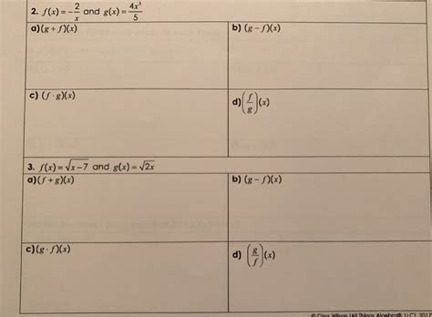 Solved Using The Given Functions Find Each Function And