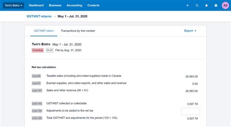 Calculate Gst Hst Return At Justin Poole Blog