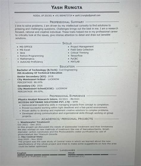 what you guys think of resume r matlab