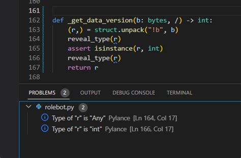 Unknown Type From Structunpack · Issue 4727 · Microsoftpyright · Github