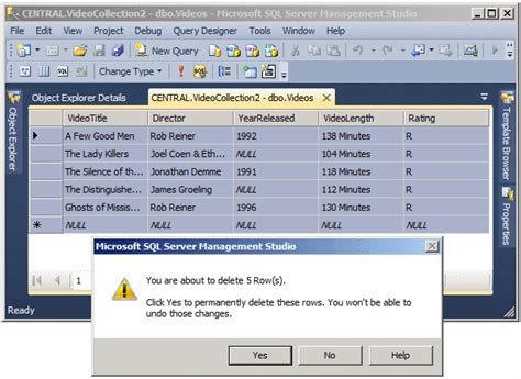 Microsoft SQL Server Lesson 25 Records Maintenance