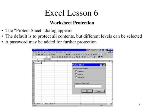 ppt microsoft excel lesson 6 powerpoint presentation free download
