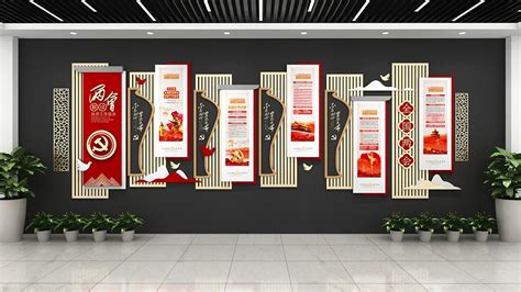 玻璃文化墙设计素材 玻璃文化墙设计图片 玻璃文化墙设计模板 设图网