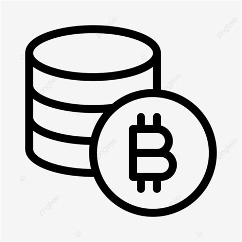 bitcoin server layout isolated on white background computing
