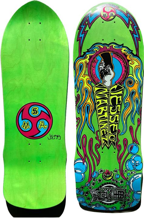 Santa Monica Airlines Jesse Martinez Hand Shake Reissue Skate Deck