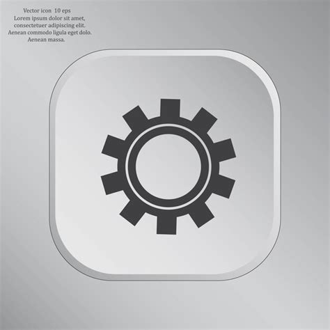 premium vector gear or cog icon