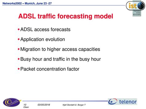 Traffic Forecasts Models For The Transport Network Ppt Download