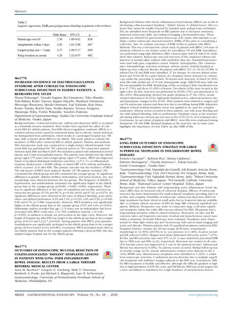Pdf Mo1772 Long Term Outcomes Of Endoscopic Submucosal Dissection Strategy For Large