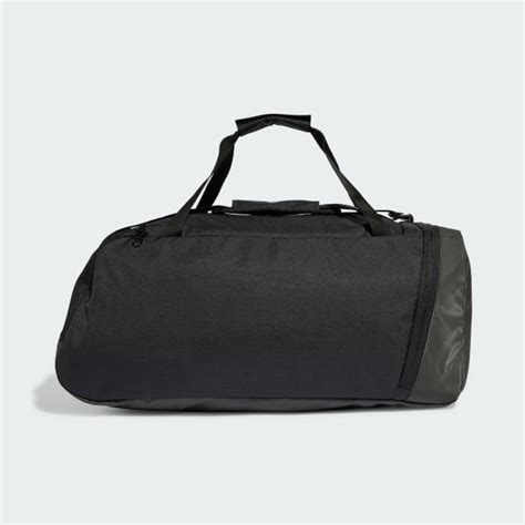 Adidas Essentials 3 Stripes Duffel Bag Medium Black Adidas Uk