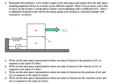 Solved 1 Remember This Problem Lets Model It Again In The