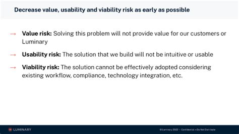 Product Development Process At Luminary