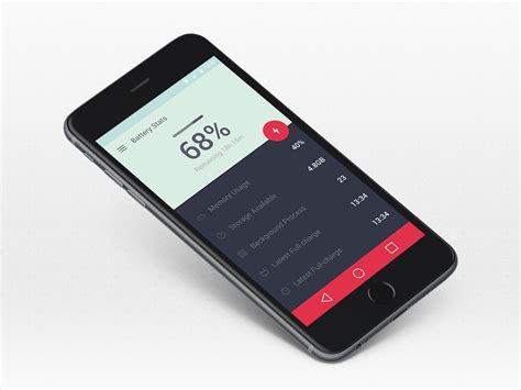 Battery Status UI Design Behance