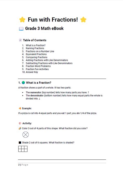 Fractions For Grade Teaching Resources