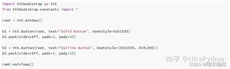 Python Gui编程：tkinter 关于 Ttkbootstrap 的使用 知乎