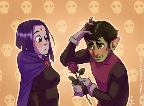 Beastboy X Raven By Blackcat On Deviantart