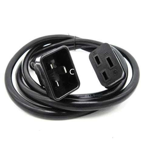 6ft 10ft Ups Power Extension Lead Iec C19 To C20 Power Cord Lead For Dell Hp Ibm Server