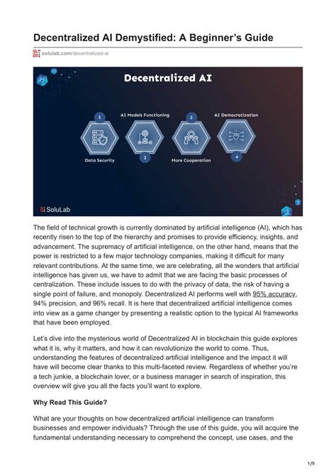 ppt decentralized ai demystified a beginners guide powerpoint