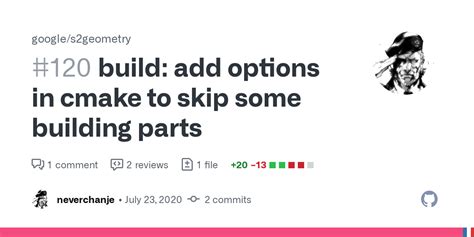 Build Add Options In Cmake To Skip Some Building Parts By Neverchanje Pull Request