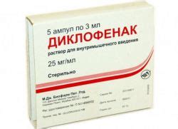 Уколы Диклофенак