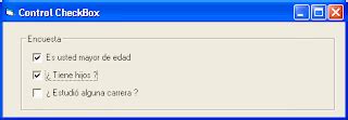 Programacion Orientada A Objetos CheckBox