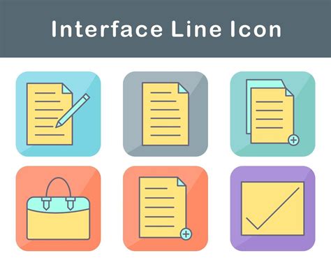 Interface Vector Icon Set 20643931 Vector Art At Vecteezy