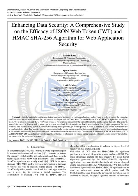 Pdf International Journal On Recent And Innovation Trends In
