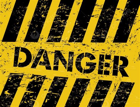 Grunge Yellow And Black Stripes Warning Background Template Download On
