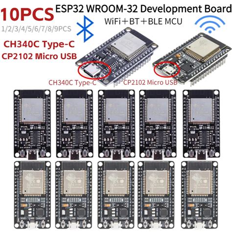 Esp Wroom 32 Fpga Board With Cp2102 Ch340c Bluetooth Wifi Module For