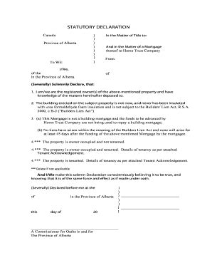 Printable Statutory Declaration Form Nsw Templates Fillable Samples In PDF Word To