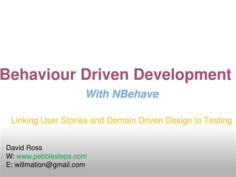 Ppt Behaviour Driven Development Powerpoint Presentation Free