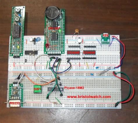 ds1307 rtc with a cd4040 as a precision time base