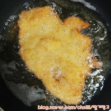 딸기잼 찍어 먹는 돈가스 오스트리아 슈니첼 만들기