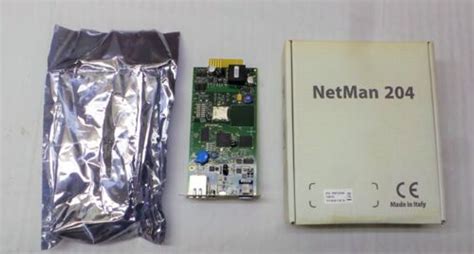 Riello Netman 204 Network Interface Card For Ups Spw Industrial