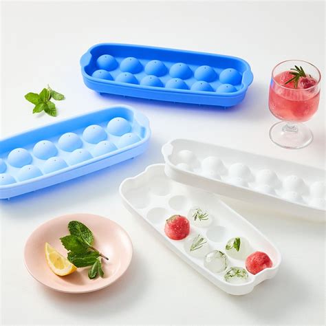 프리미엄 실리콘 이유식 주방용품 조리도구 얼음트레이 아이스볼 12구 감도 깊은 취향 셀렉트샵 29cm