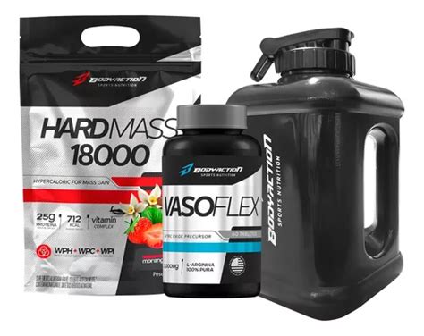 Vasoflex Extreme 60 Comp Arginina Hipercalórico Bodyaction Sabor Chocolate Mercadolivre