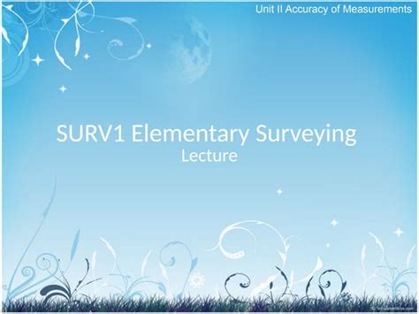 Theory Of Errors Pptx