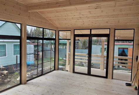 Каркасные пристройки к дому веранды и террасы к деревянному дому под ключ