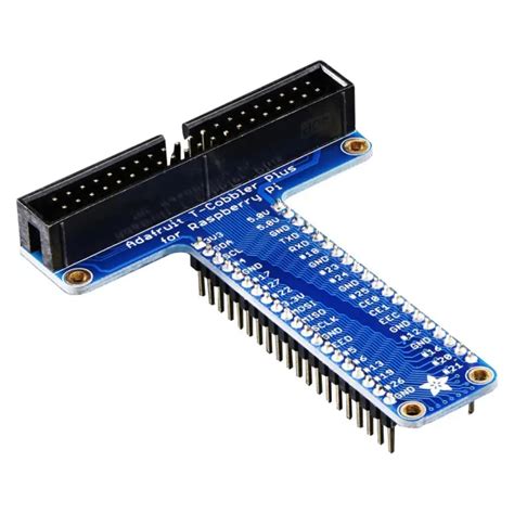assembled pi t cobbler plus gpio breakout for raspberry pi a b pi