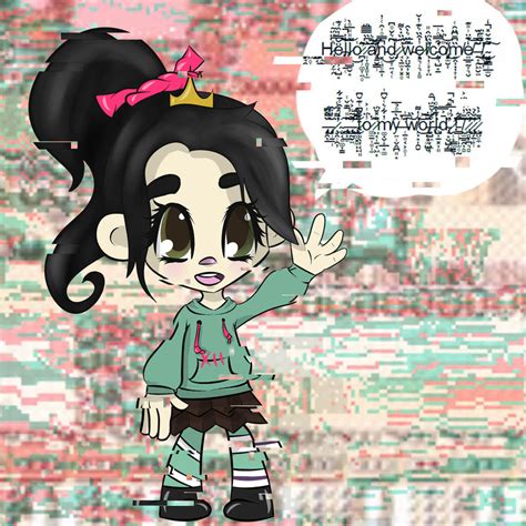 Vanellope Von Glitch By Skune On Deviantart