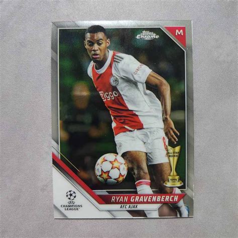 【正版】 2022 Uefa 歐冠 Ajax 阿賈克斯 Ryan Gravenberch Topps 足球卡 蝦皮購物