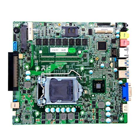 Computer Motherboard H81 2gb Onboard Ddr3 Maxium 12g 1000m Lan 2 Mini Pcie Sata Cpu And