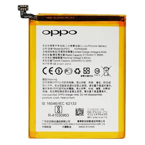 Original Battery For Oppo A15 Oppo A15s Cph2179 Cph2185 Blp817
