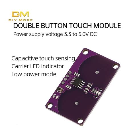 DIYMORE Dual Button Touch Module Capacitive Touch Proximity Sensor Module Keyboard Approximately