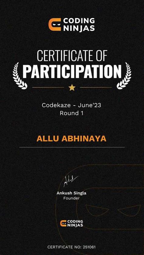 abhinaya reddy on linkedin codingninjas participation